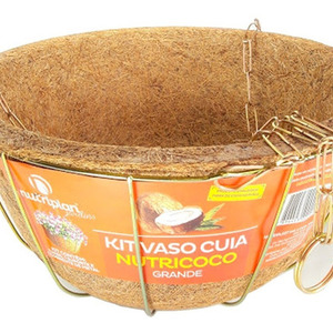 Kit Vaso Fibra Coco Cuia Nutricoco Grande Nutriplan | Leroy Merlin