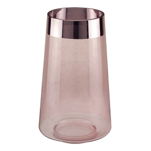 Vaso Vidro Rosa 17x29cm | Leroy Merlin