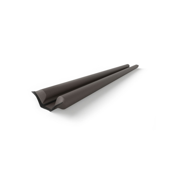 Veda Porta Encaixe "Duplo" Preto 100cm para Vão de 15mm Comfort Door ...