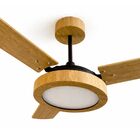 Ventilador De Teto Natuvent Vitta Led 3 Pás Madeira Mdf Freijó - 3000k ...