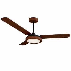 Ventilador De Teto Natuvent Vitta Led 3 Pás Madeira Mdf Imbuia - 3000k ...