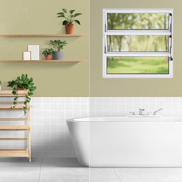 Vitro Basculante Linha Modular 80x80 Branco Branco | Leroy Merlin