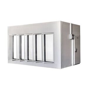 Walk In Cooler Gallant Congelados 4 Portas Vidro Com Piso Painel 380v ...