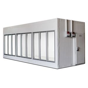 Walk in Cooler Gallant Resfriados 7 Portas Vidro sem Piso Painel 380V ...