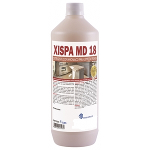 Xispa Md 18 - Limpa Piso Desengordurante Detergente Com Amoniaco Limpeza Pesada - Md - 1 Litro ...