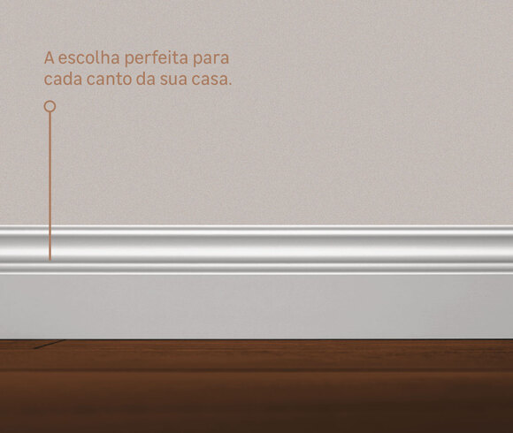 Rodapés de Madeira, Cerâmicos e Plástico | Leroy Merlin